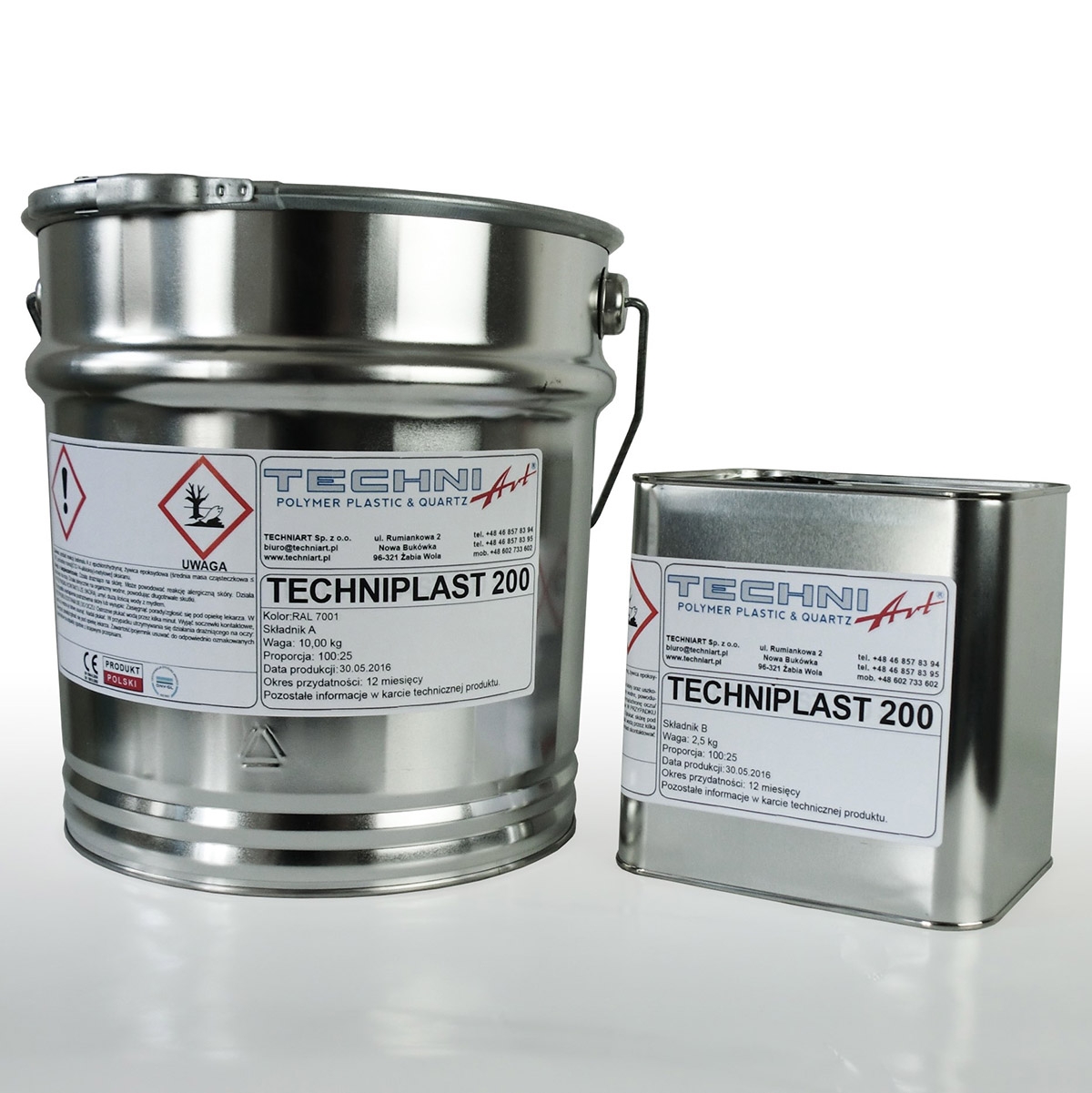 TECHNIPLAST 200 - barwna żywica epoksydowa | Techniart