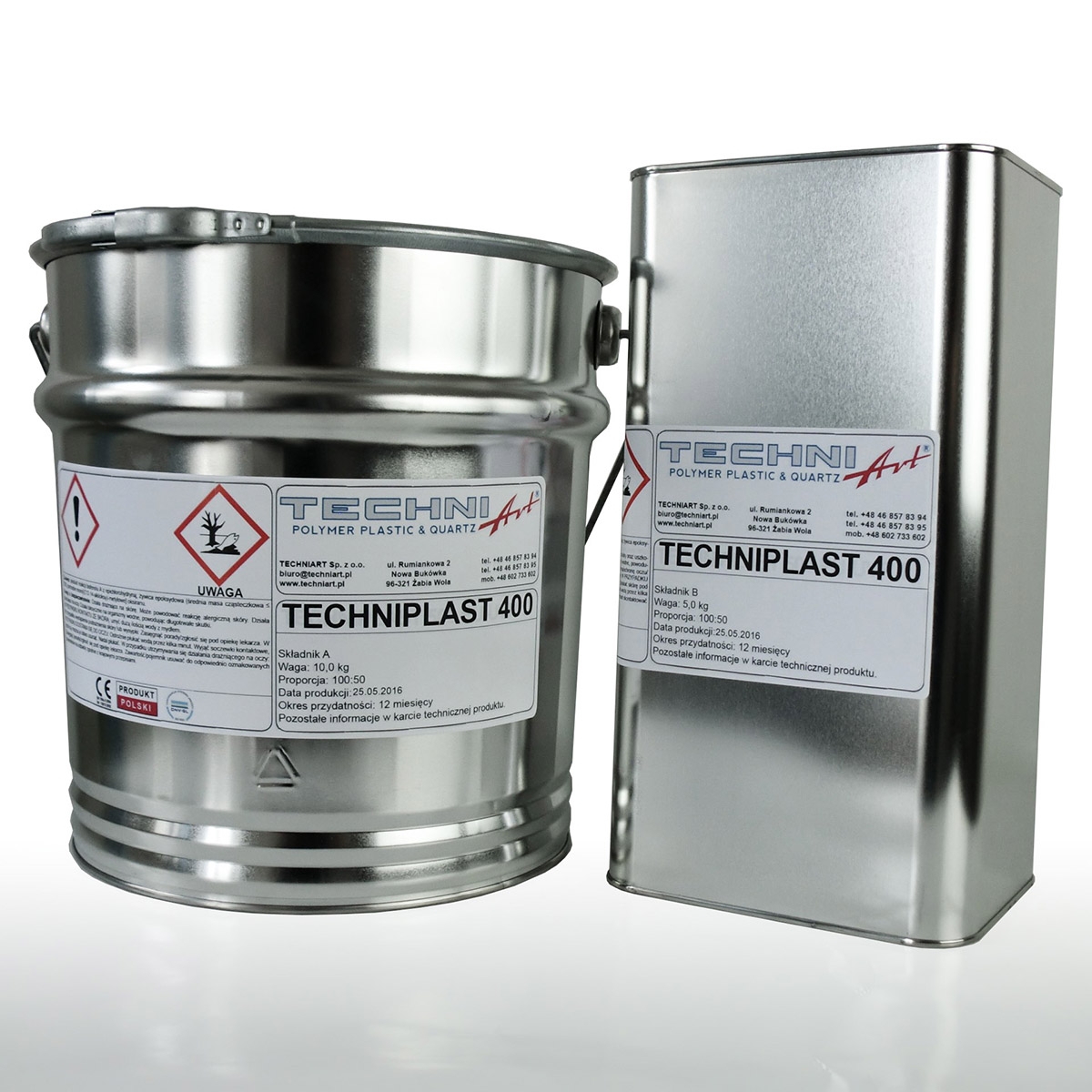 TECHNIPLAST 400 – bezbarwna konstrukcyjna żywica epoksydowa | Techniart